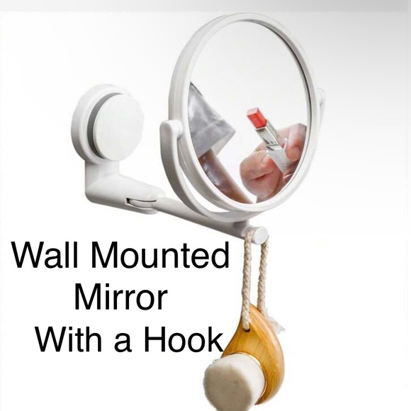 Bath | Wall Mount Mirror Hook Rotating Makeup Vanity Bathroom | Poshmark